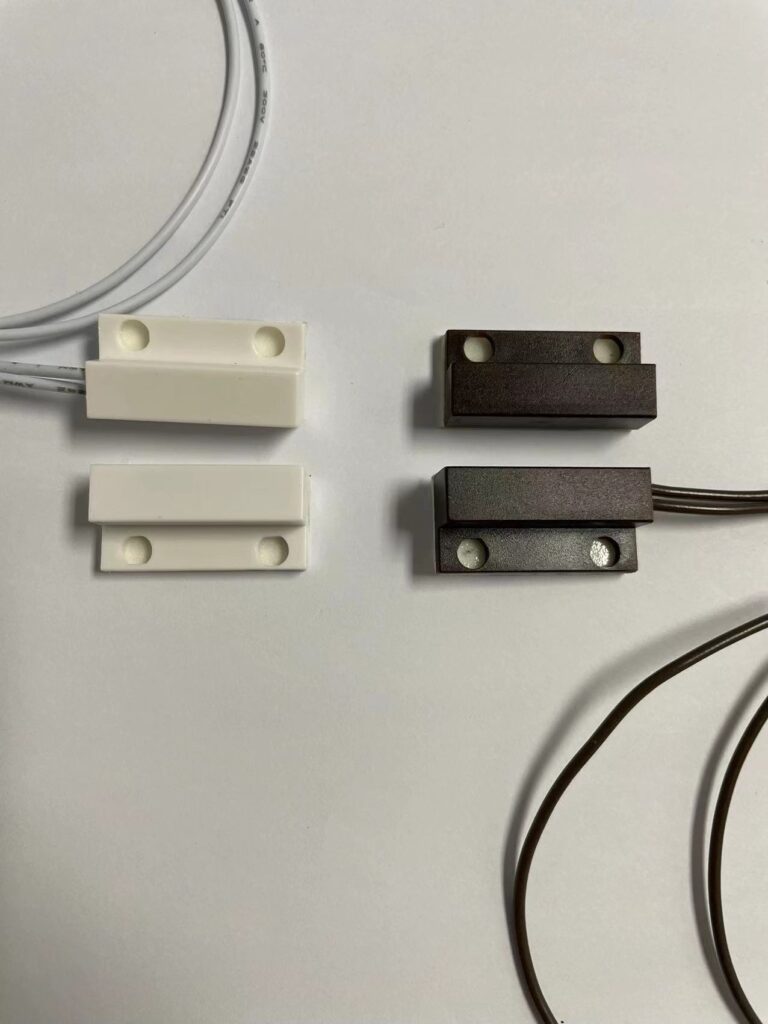 MC-19 White & Brown - Surface Mount Magnetic Contact - Ascendo Pte Ltd