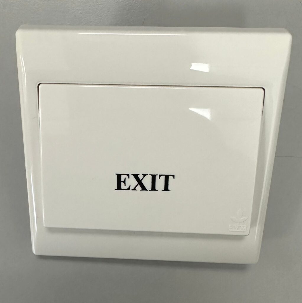 F2780P EXIT WORDING - Request To Exit Button - Ascendo Pte Ltd